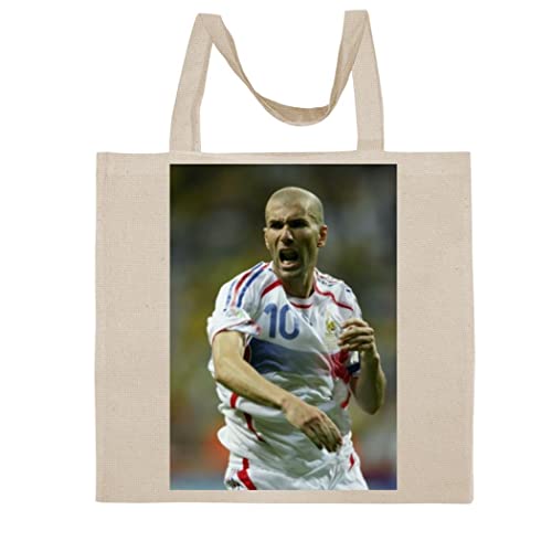 FC Carino Zinedine Zidane - A Nice Graphic Cotton Canvas Tote Bag FCA #FCAG213705