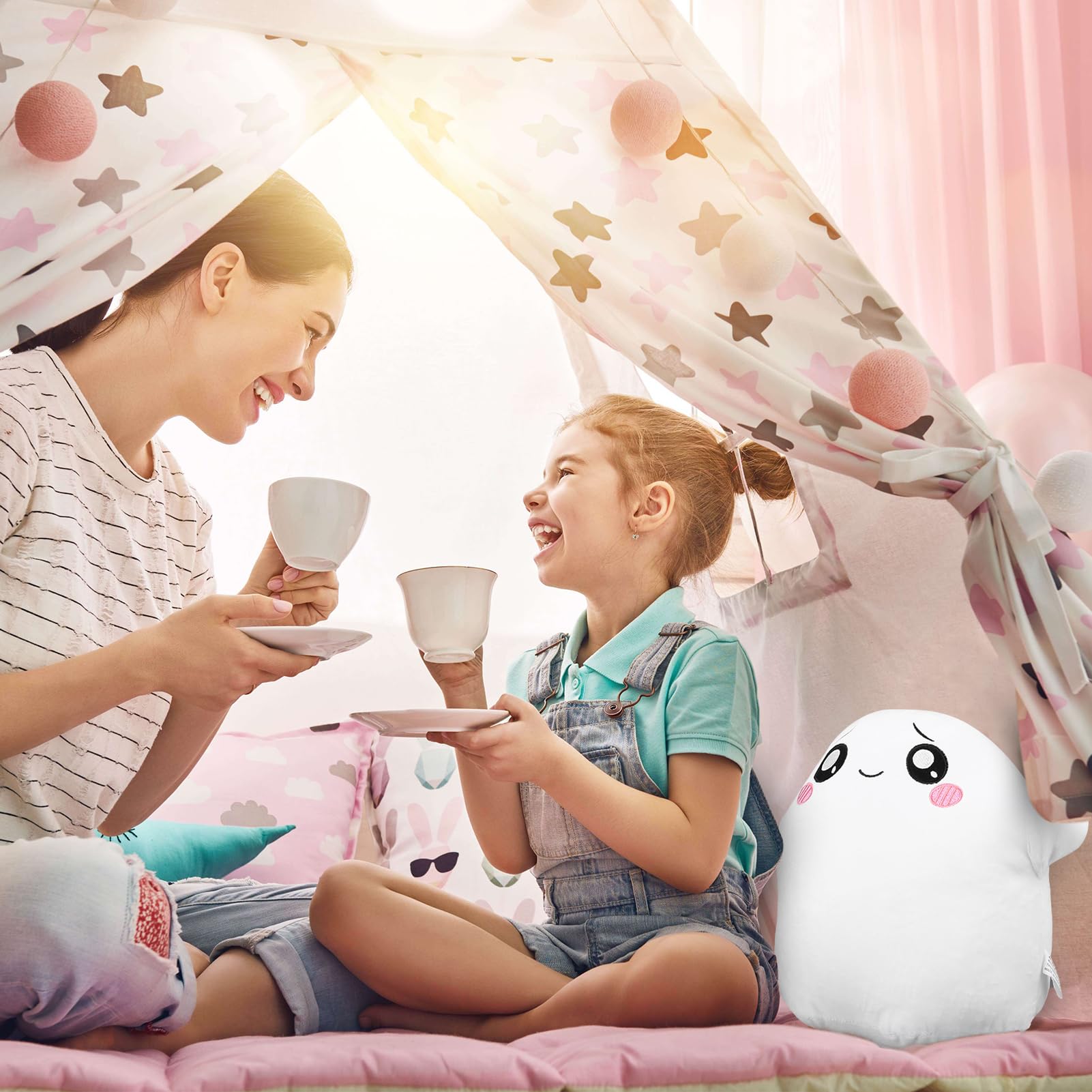 FRSHALOUIS Ghost Plush Toy Doll - Soft Stuffed Plushie Toys The Best Gift for Christmas Birthday