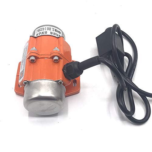 Hsing 30W Concrete Vibrator Vibration Motor with Speed Controller AC 110V 3600rpm Single Phase Power Concrete Vibrators for Shaker Table (30W + Controller)