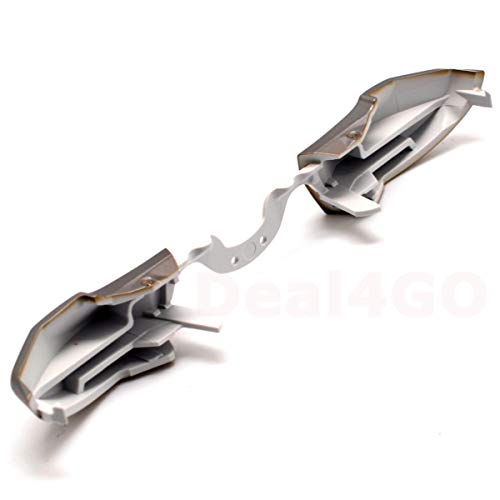 Deal4GO Shoulder Trigger Bumpers RB LB Button Replacement for Xbox One Elite Controller Bumper 1697 & 1698 (Silver)