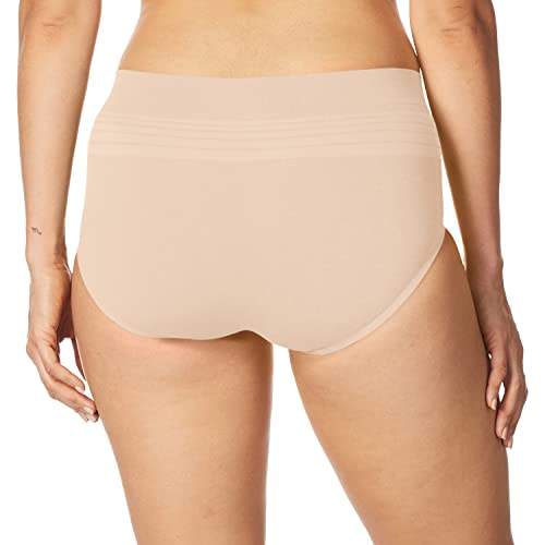 Warner's womens No Pinching No Problems Dig-free Comfort Waist With Lace Smooth and Seamless Brief Rs1501p Underwear, Butterscotch, Medium US