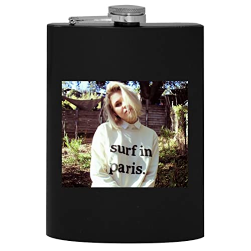 FC Carino B35Y22D63W0403494M07T32C02S27-8oz Black Hip Alcohol Drinking Flask PDI #PIDP403494