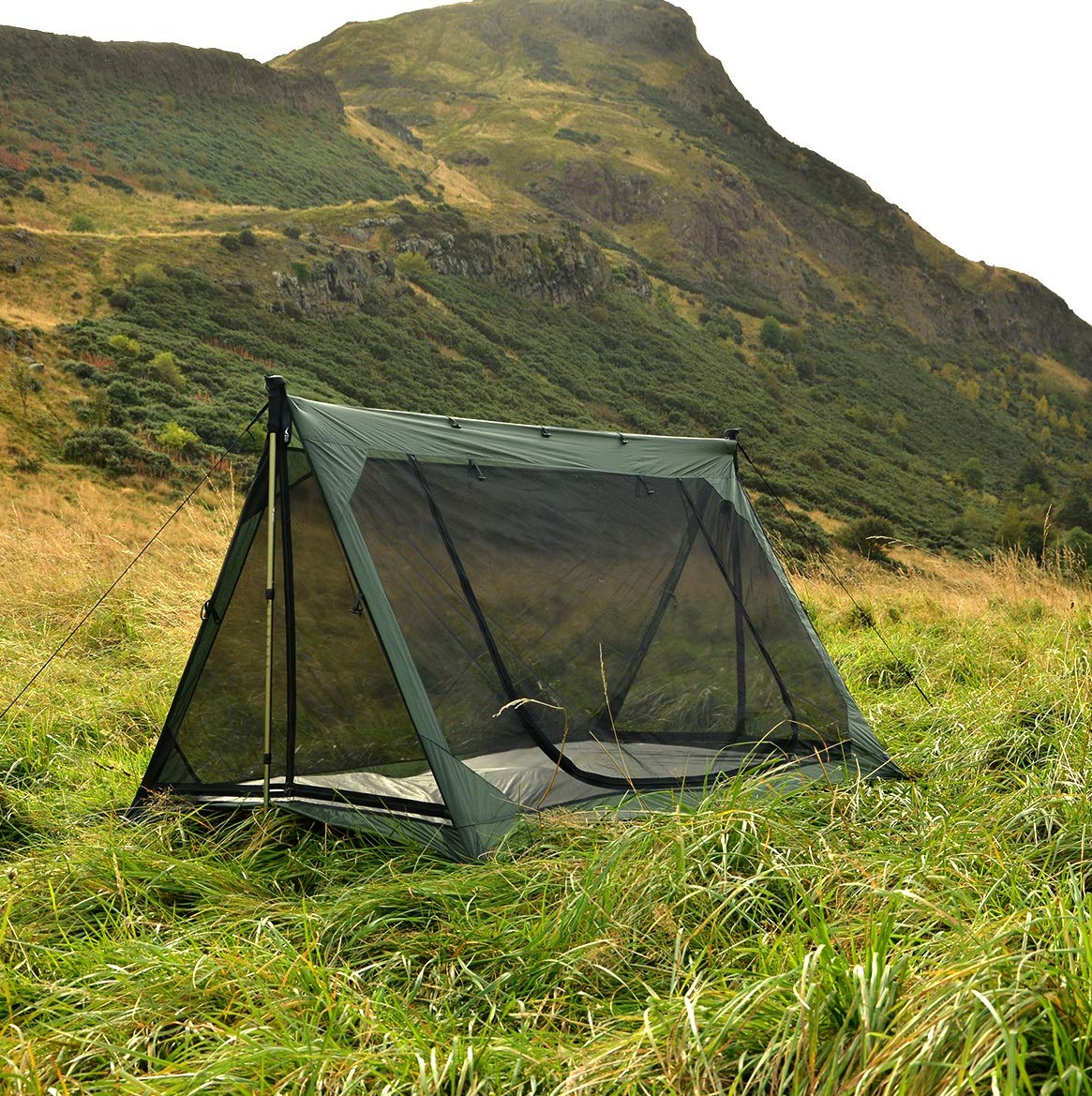 DD Hammocks - DD SuperLight A-Frame Mesh Tent: Ultralight 2 Person Insect Proof Tent, Compact and Portable Mosquito Net for Hiking Camping and Adventure Sports