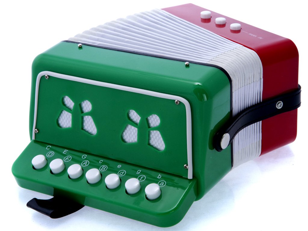 D'Luca G105-MEX Child Button Accordion Mexican Flag