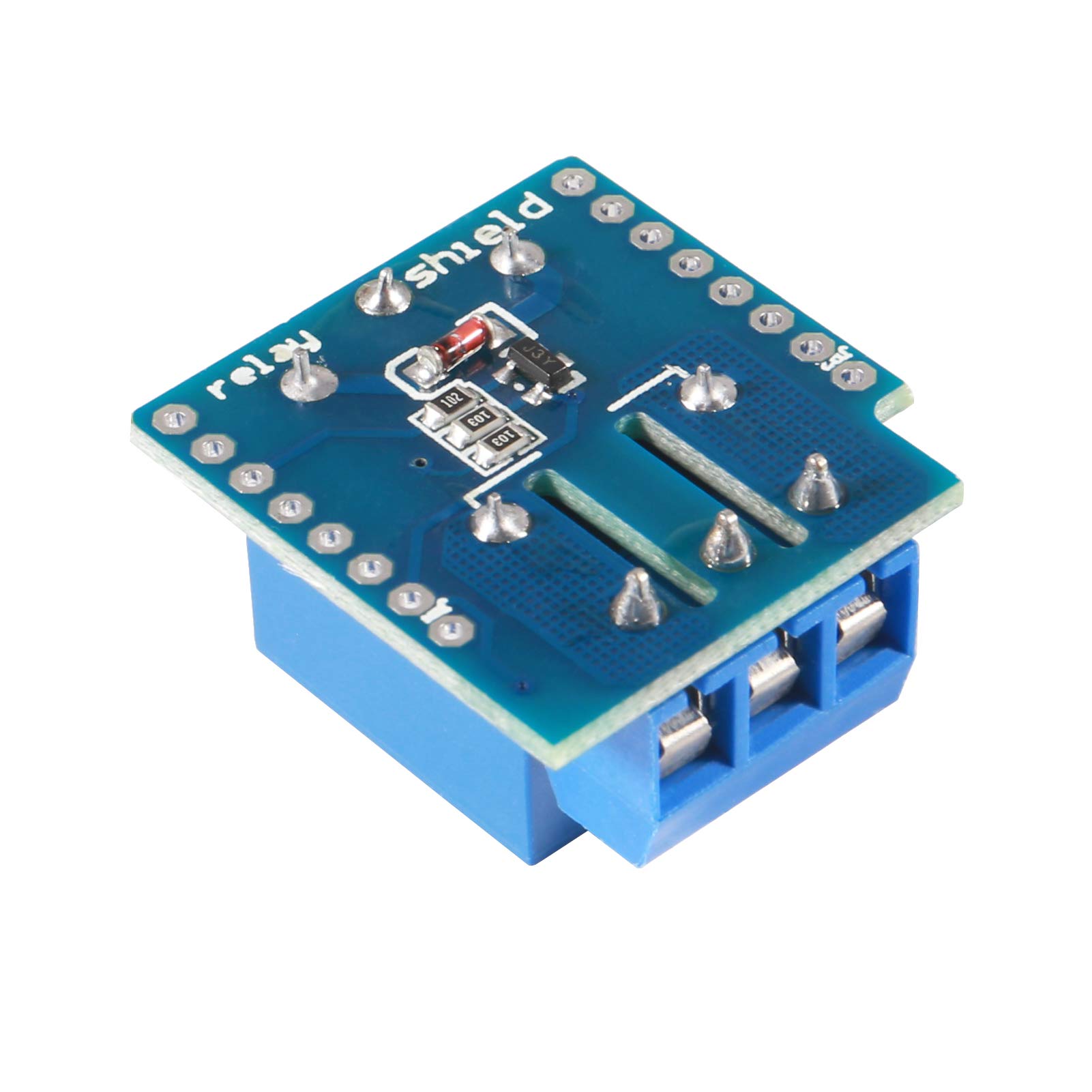 DORHEA ESP8266 ESP-12F NodeMcu D1 Module WeMos Lua 4M Bytes WLAN WiFi Internet Development Board + Relay Shield + 2.54mm 40Pin Single Row Male Pin Header - 3Set