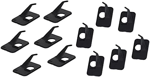 EBOCACB 10pcs Black Plastic Arrow Rest Archery Recurve Bow Arrow Rest Hunting Shooting Targeting Accessory Right Hand