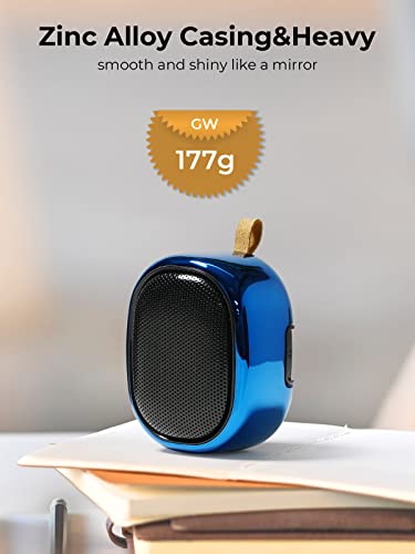 OROROW Small Bluetooth Speaker,Mini Portable Wireless Speaker,49-Foot Bluetooth Range,Enhanced Bass,Support TF Card,Bluetooth Speaker for iPhone,Travel,Hiking,Car,Gift(Blue)