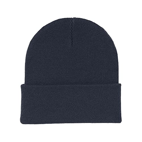 Dickies Men's Standard Acrylic Cuffed Beanie Hat, Dark Navy, One Size