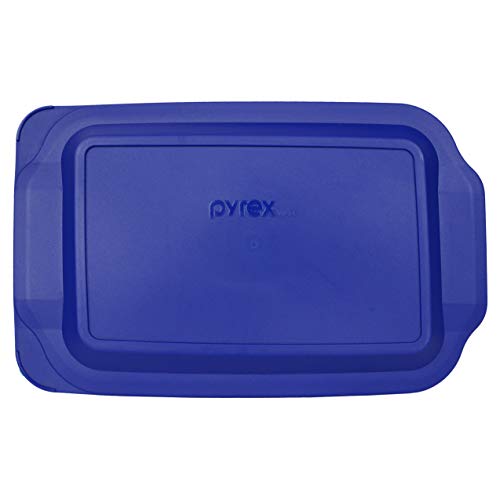 Pyrex 233-PC 3qt Lagoon Blue Replacement Food Storage Lids - 2 Pack Made in the USA