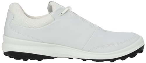 ECCO Men's Biom Hybrid 3 Hydromax Water Resistant Golf Shoe, White, 6-6.5