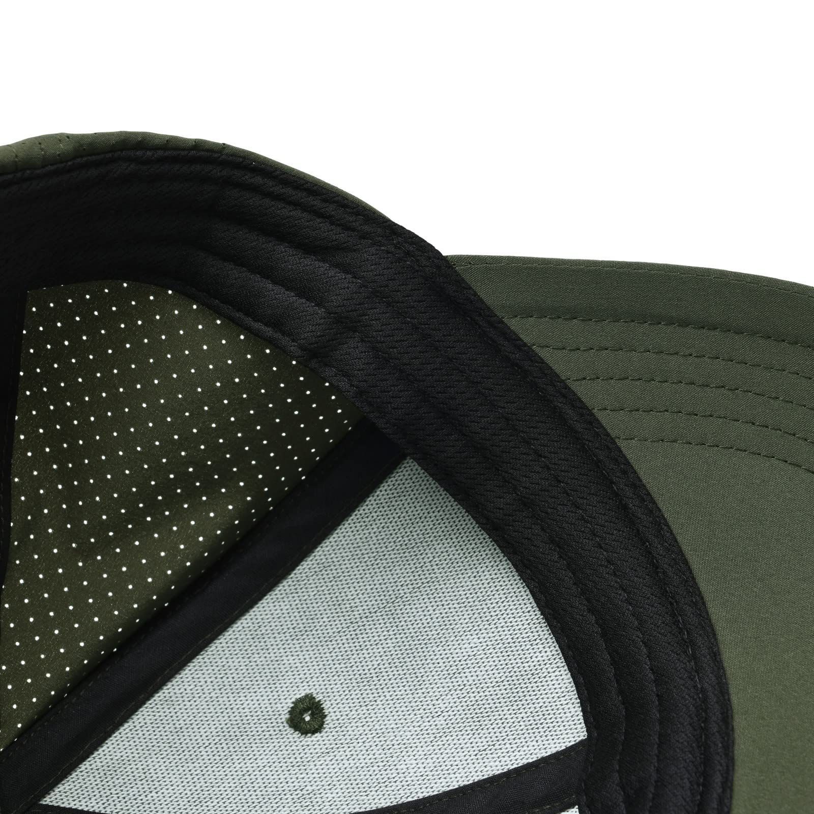 FEICUI Quick Dry Baseball Cap Lightweight Breathable Outdoor Sports Hats Adjustable Run Cap for Men, Women (Army Green)