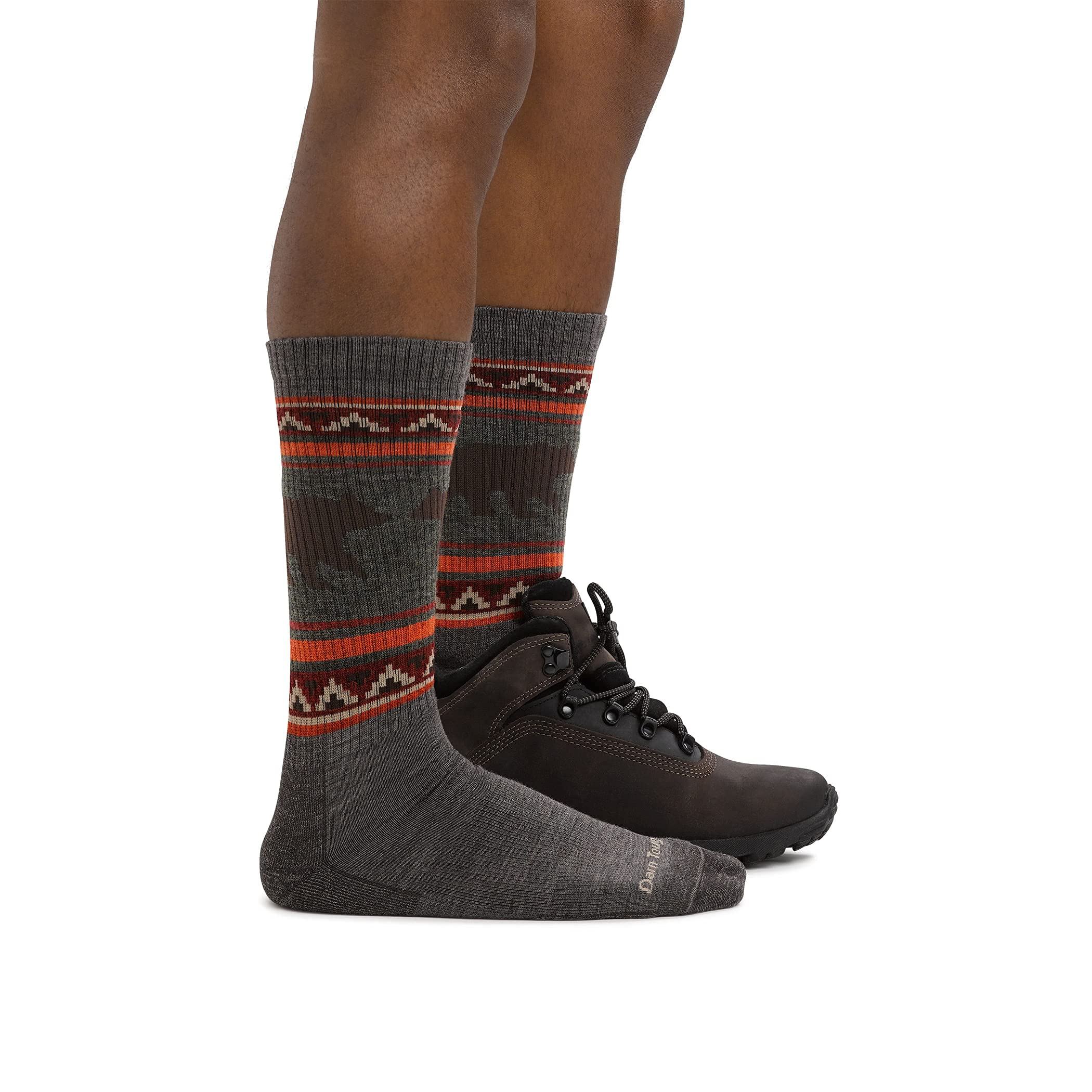 Darn Tough Vermont VanGrizzle Boot Midweight with Cushion Forest, X-Large
