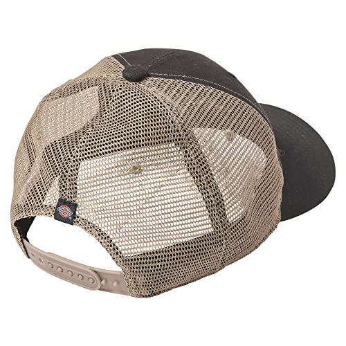 Dickies Men's Workwear Canvas Trucker Cap, Black