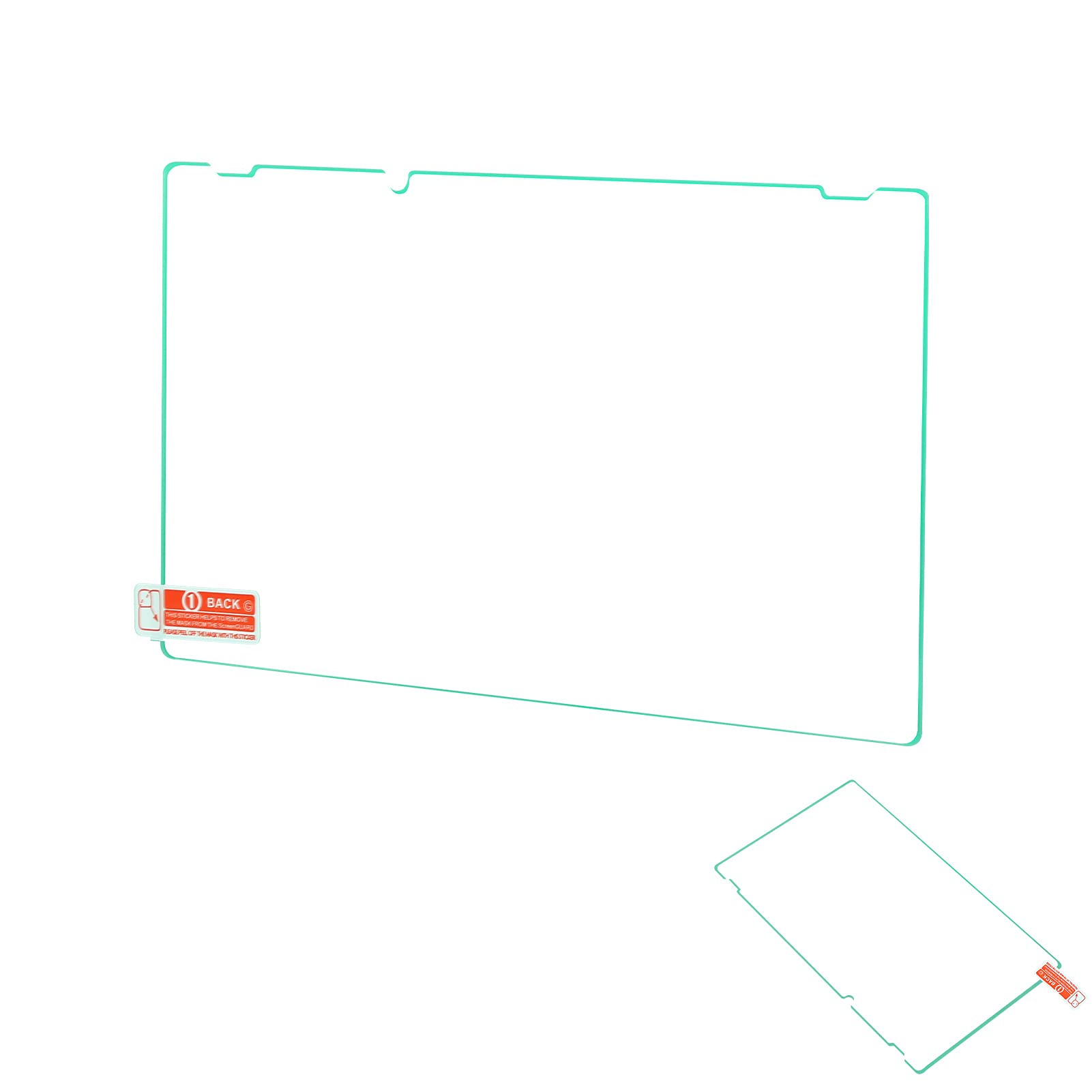 FECAMOS Screen Protector Film, Hd Screen Film Excellent Window Display for Game Console for Protecting Your Game Console(9H2.5D tempered film with kraft box packaging)