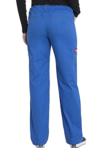 Dickies womens Genflex Cargo Scrubs Pant, Royal, XX-Large Petite