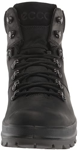 ECCO Men's Rugged Track High Waterproof Hiking Boot, Black, 8-8.5