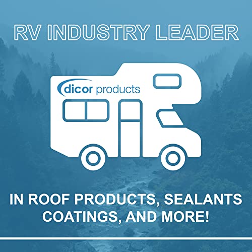 Dicor RP-CRC-1 EPDM Rubber Roof Acrylic Coating Part 2 - White, 1 Gallon