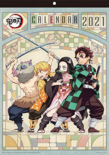Ensky Demon Slayer 2021 Wall Calendar, Size B3