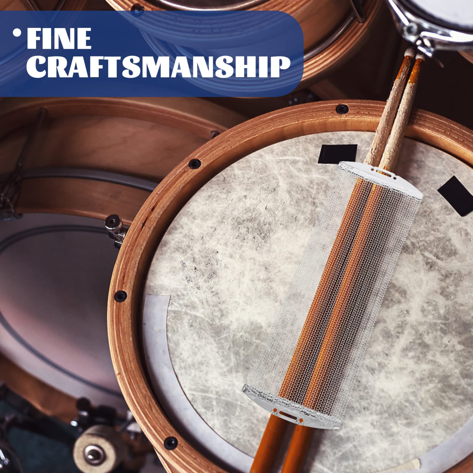 ERINGOGO 42 Snare Drum Universal Snare Wires Percussion Kit Drum Snare Strand Cajon Accessories Percussion Instrument Accessory Snare Replacement Wire Equalizer Belt Sleeve Stainless Steel