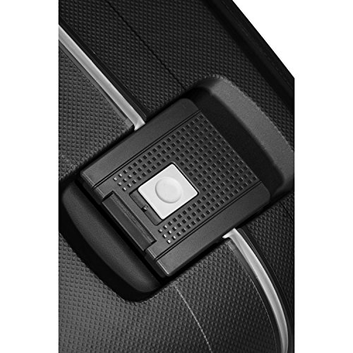 Samsonite S'Cure Hardside Luggage with Spinner Wheels, Black, Checked-Large 30-Inch