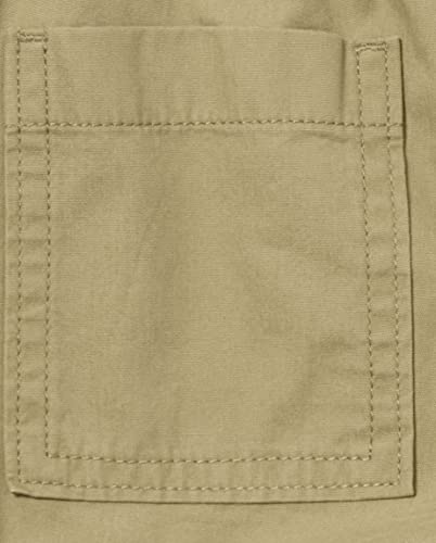 The Children's Place Boys' Stretch Pull on Jogger Pants, Flax/Tidal 2-Pack, 8