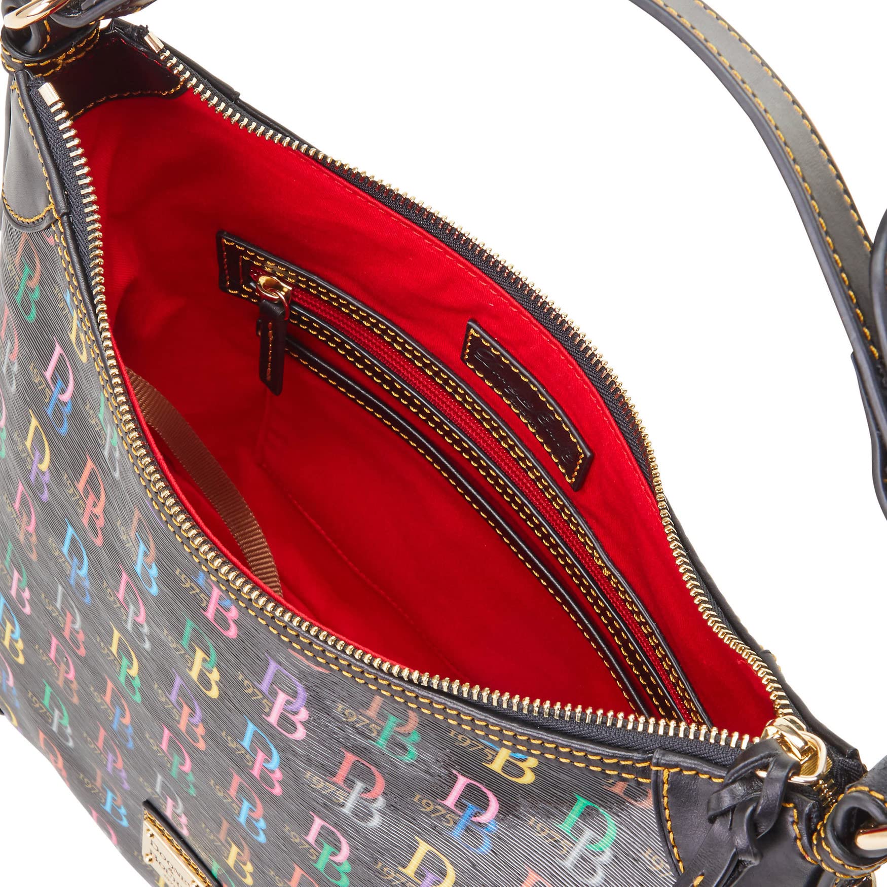 Dooney & Bourke Handbag, Db75 Multi Hobo Shoulder Bag - Black
