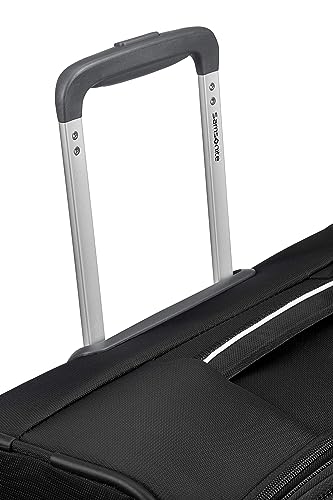 Samsonite Unisex Adultsā Luggage Suitcase, Black, Spinner L Expandable (78 cm-112.5 L)