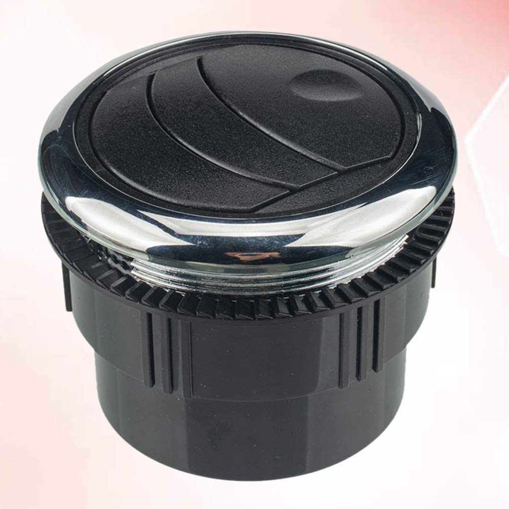 Didiseaon Air Conditioner Ceiling Vent Outlet Round A/C Electroplate Corner Vents for RV Bus Electric Car Caravan Diamter 87mm/75mm Tube Size 70mm