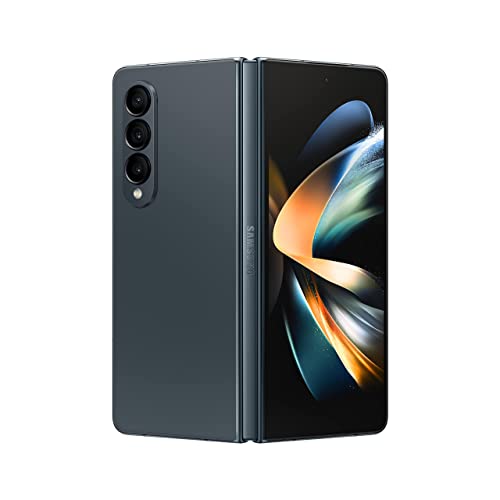 SAMSUNG Galaxy Z Fold 4 Cell Phone, Factory Unlocked Android Smartphone, 512GB, Flex Mode, Hands Free Video, Multi Window View, Foldable Display, S Pen Compatible, US Version, Gray Green (Renewed)
