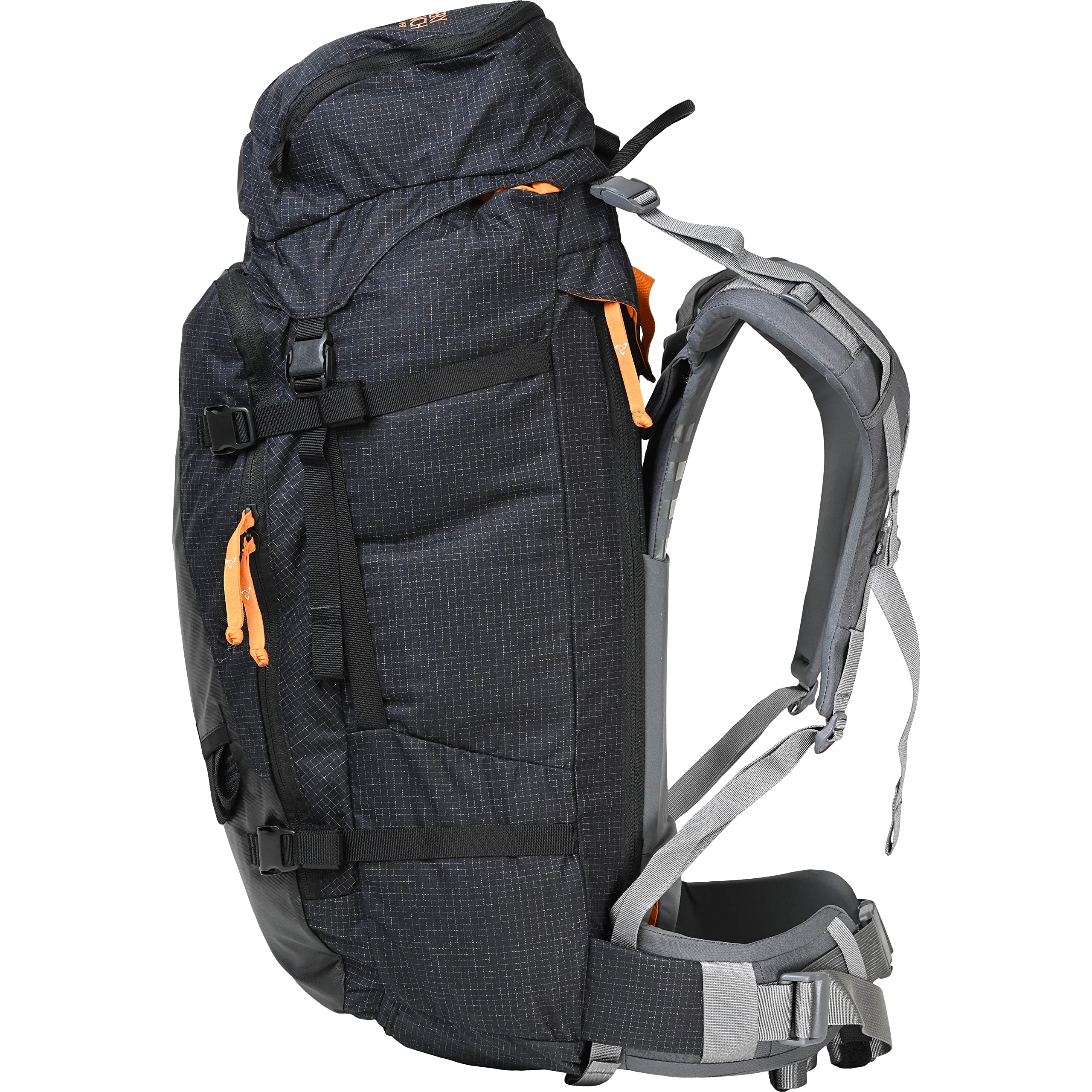 Mystery Ranch Gallatin 40 Peak Pack - Water-Resistant Skiing Bag, Black, Large/X-Large