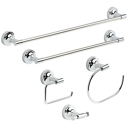 Franklin Brass VOI5918-BS Voisin Decorative ADA Bathroom Shower Safety Grip/Grab Bar, 18" x 1-1/4 in