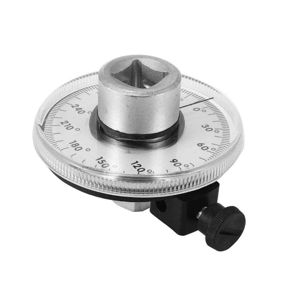 difcuyg5Ozw 1/2 Inch Adjustable Drive Torque Wrench Angle Gauge Meter Spanner Poatable Easy Using Auto Car Repair Tool