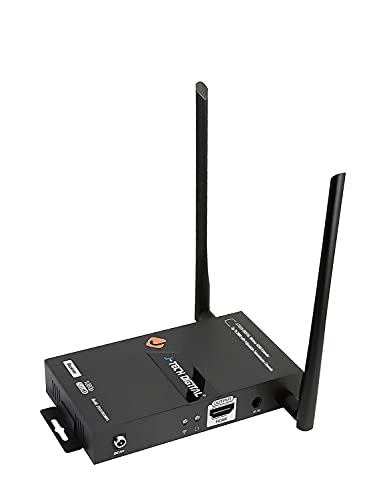 J-Tech Digital Wireless HDMI Extender 1X2 up to 200ft 1080P with HDMI Loop Output IR Passthrough (Receiver Only)