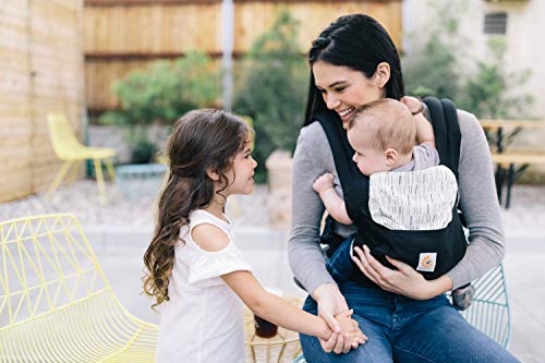 Ergobaby Ergonomic Multi-Position Original Baby Carrier (7-45 Pounds), Black/White
