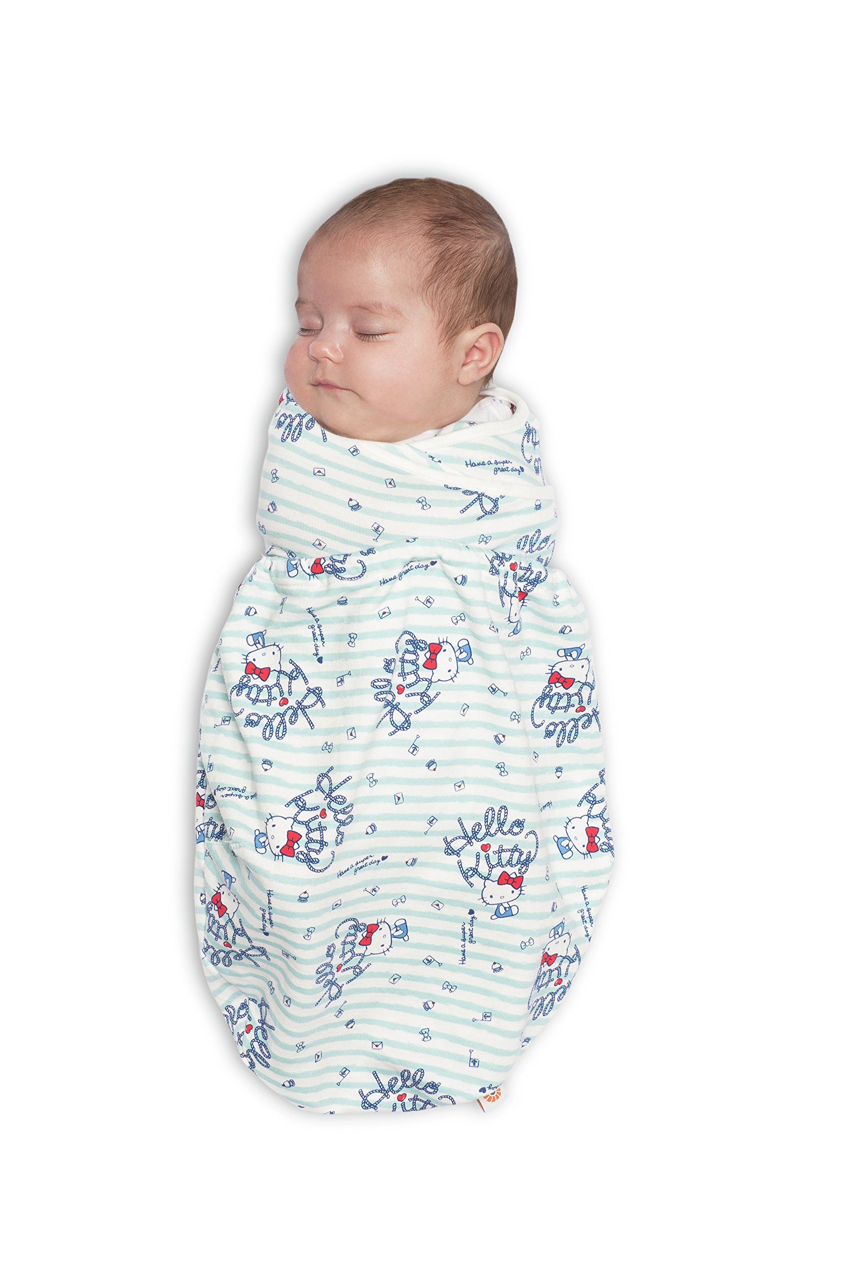 Ergobaby Swaddle Wrap, Original Swaddler, Special Edition Hello Kitty, Sail Away