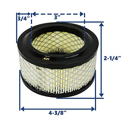 Interstate Pneumatics SA16F Air Intake Filter Element for Compressors Replaces Ingersoll Rand 32170979