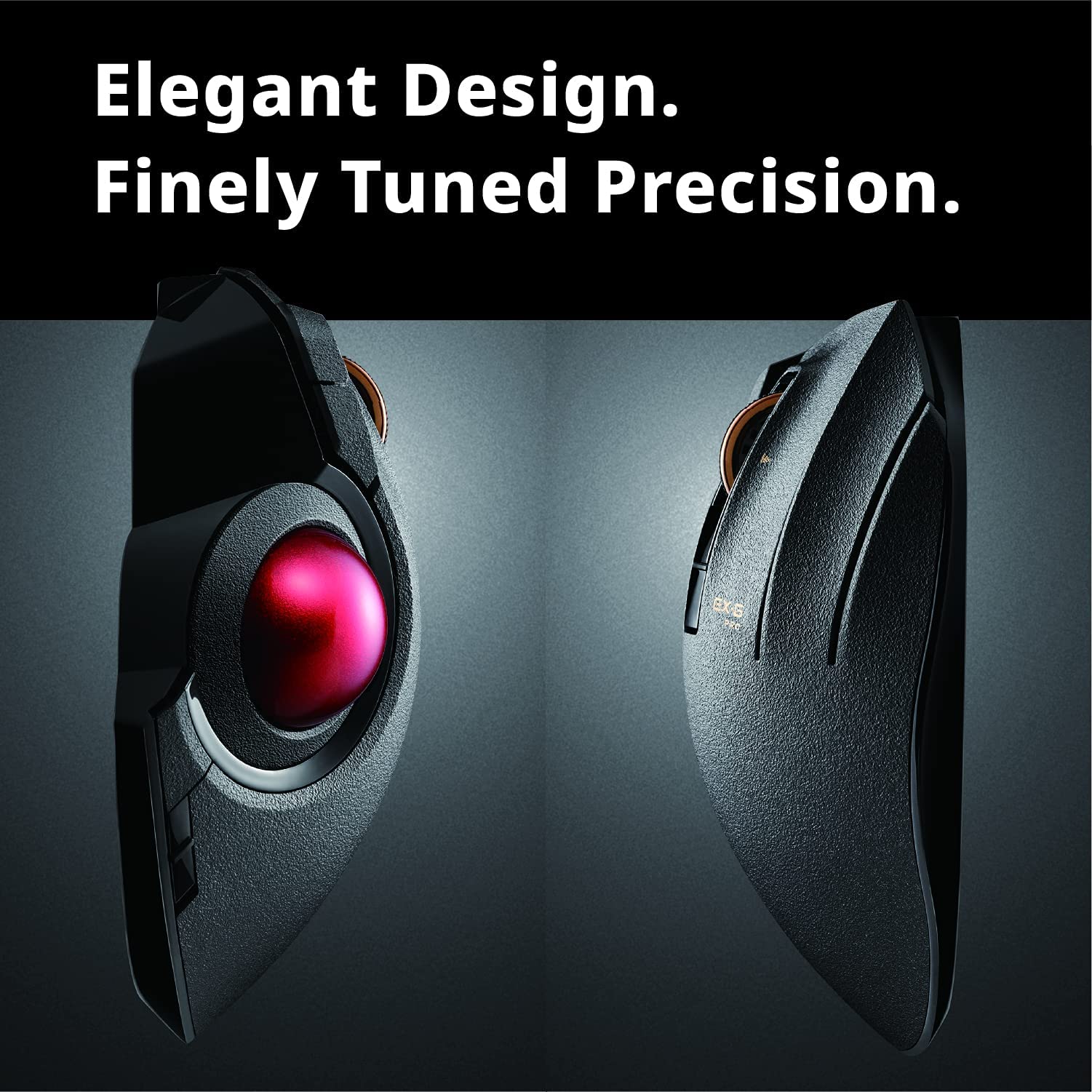 ELECOM Wired/Wireless/Bluetooth Thumb-Operated Trackball Mouse & Wired Japanese Layout Keyboard with Built-in Optical Trackball Mouse & Scroll Wheel