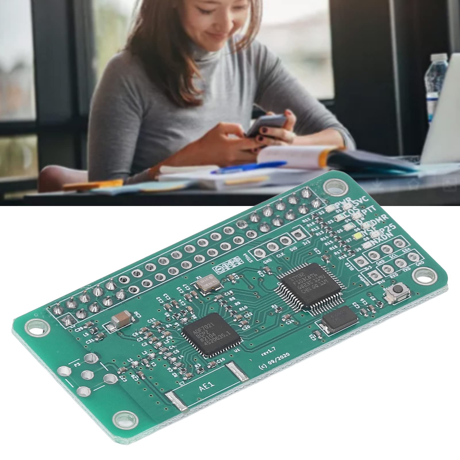 Hotspot Module Set, Multi Mode Hotspot Expansion Board UHF VHF Good Compatibility USB Ports with RF Connector for Project Development