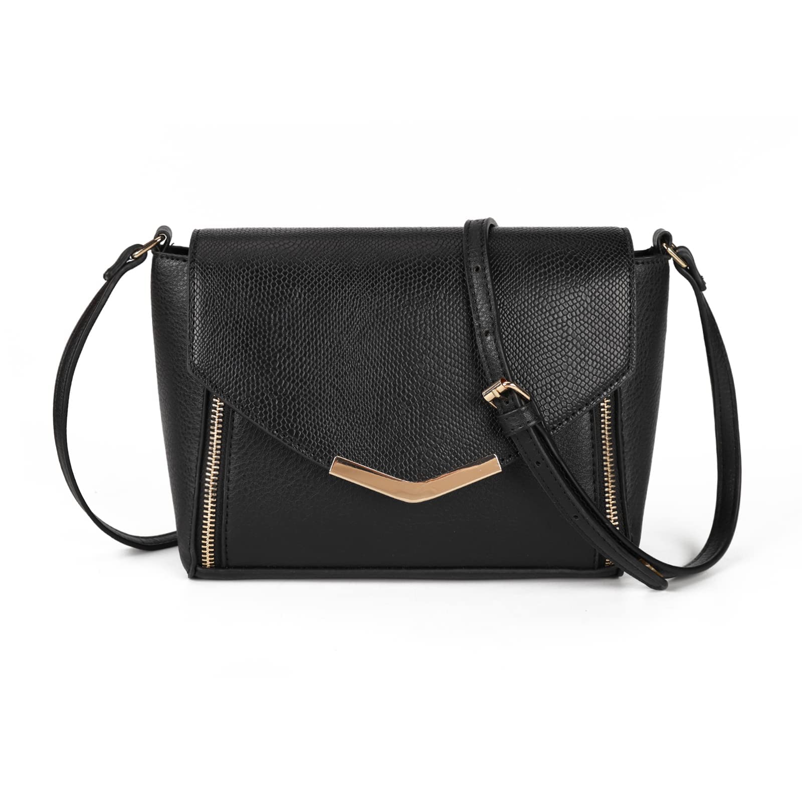 GLITZALL Snake Print Crossbody Bags and Small Purse for Women Over the Shoulder Purses and Handbags with Adjustable Strap