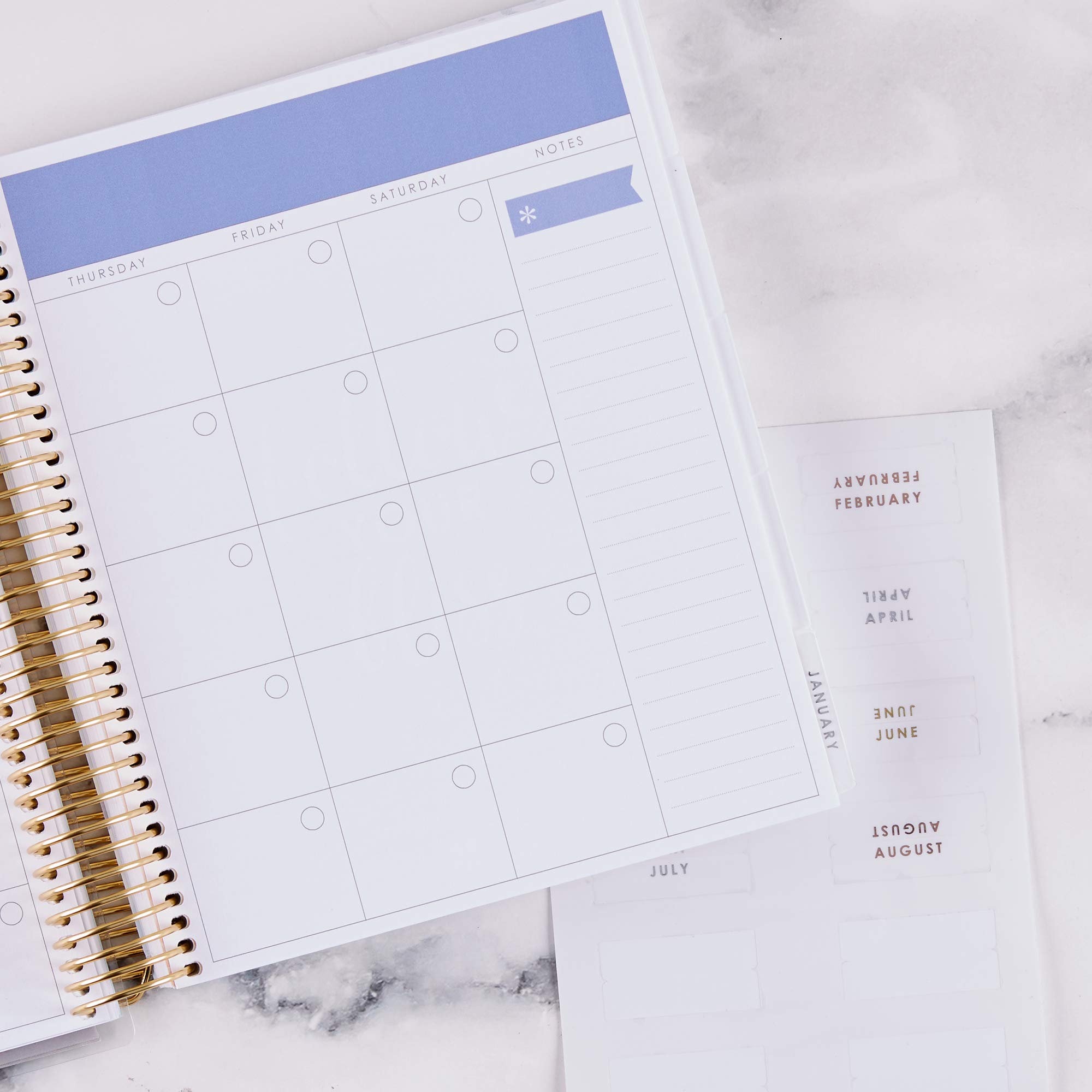 Erin Condren Undated 12-Month Wedding Planner - Today, Tomorrow and Forever, Includes Blank Calendar, Pre-Determined to-Do List, Budget Checklist, Menu Details, and More