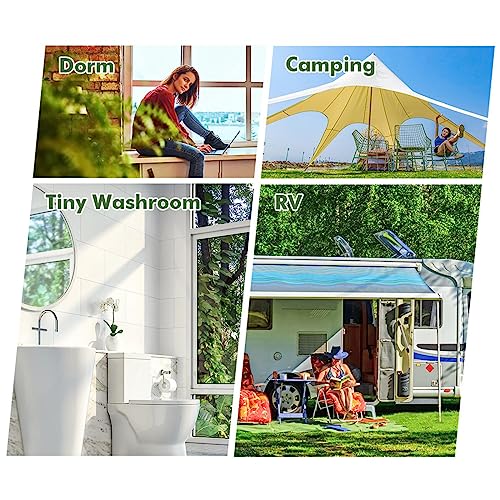 DIGBYS Mini Portable Washer, Portable Folding Washing Machine 9L with Spin Dry,Automatic Water in and Out, Washer Machine for Apartment for Small Rooms,Camping,RV Travel