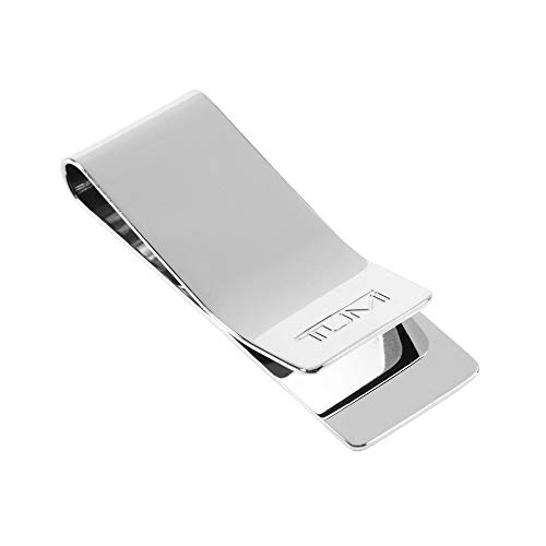 TUMI - Nassau Ballistic Etched Money Clip Wallet with RFID ID Lock for Men - Silver
