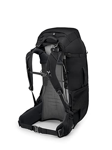 Osprey Farpoint Trek 55L Men's Travel Backpack, Black, One Size
