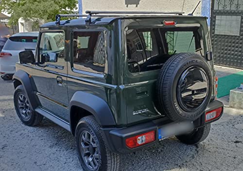 Roof Racks Cross Bars Compatible with Suzuki Jimny 2020, Aluminum Cargo Carrier Crossbars for Rain gutters Silver