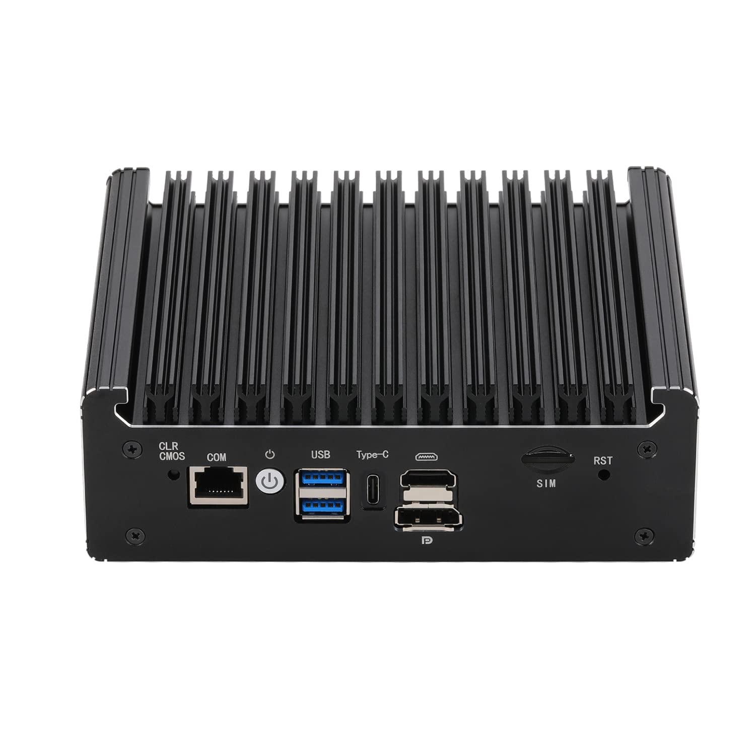 HUNSN Micro Firewall Appliance, Mini PC, OPNsense, VPN, Router PC, Intel Pentium Silver N6000, RS41, AES-NI, 4 x 2.5GbE I226-V, Console, Type-C, HDMI, DP, 16G RAM, 64G SSD