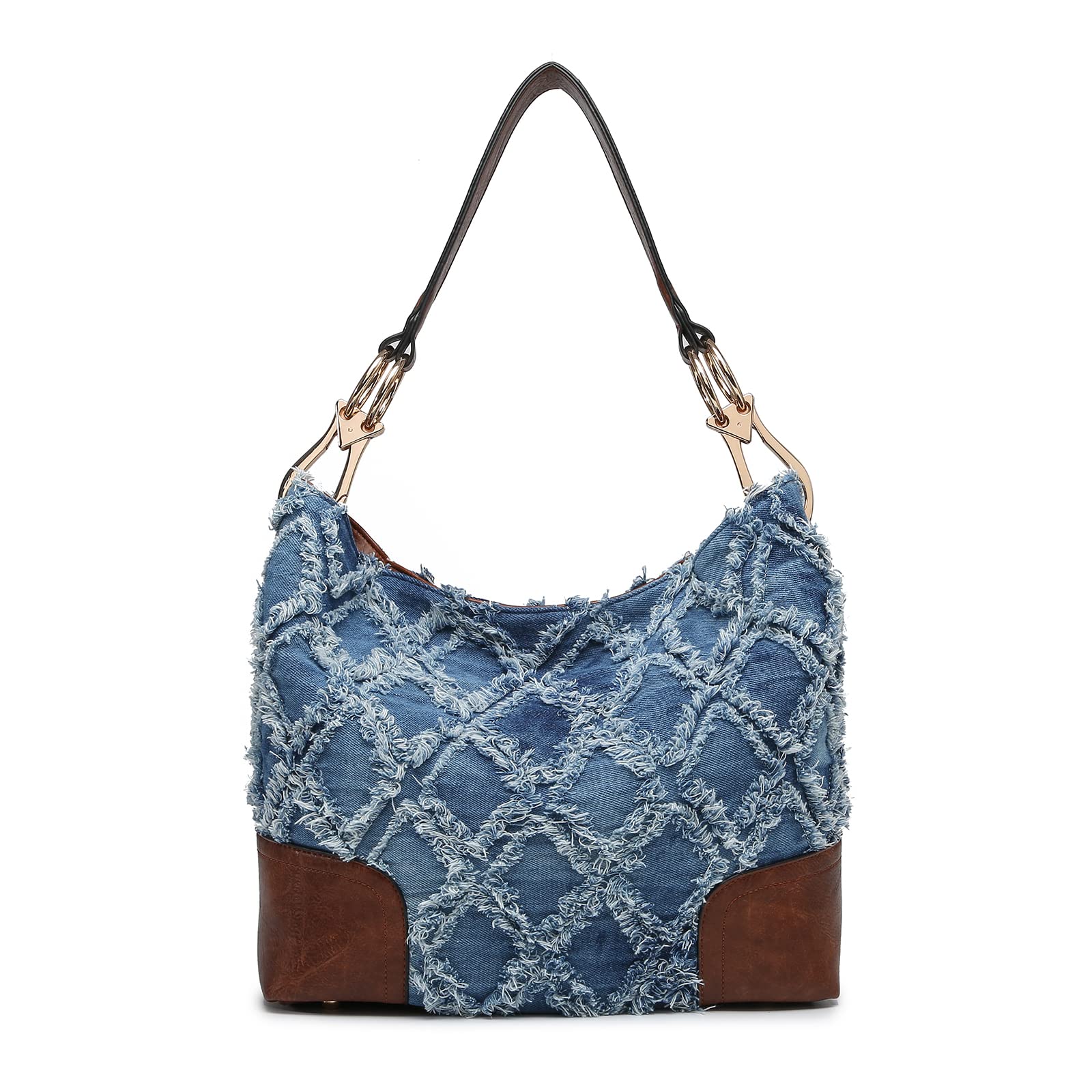 Dasein Hobo Purses for Women Soft PU Leather Handbags Slouchy Hobo Bags Shoulder Bag Top Handle Tote