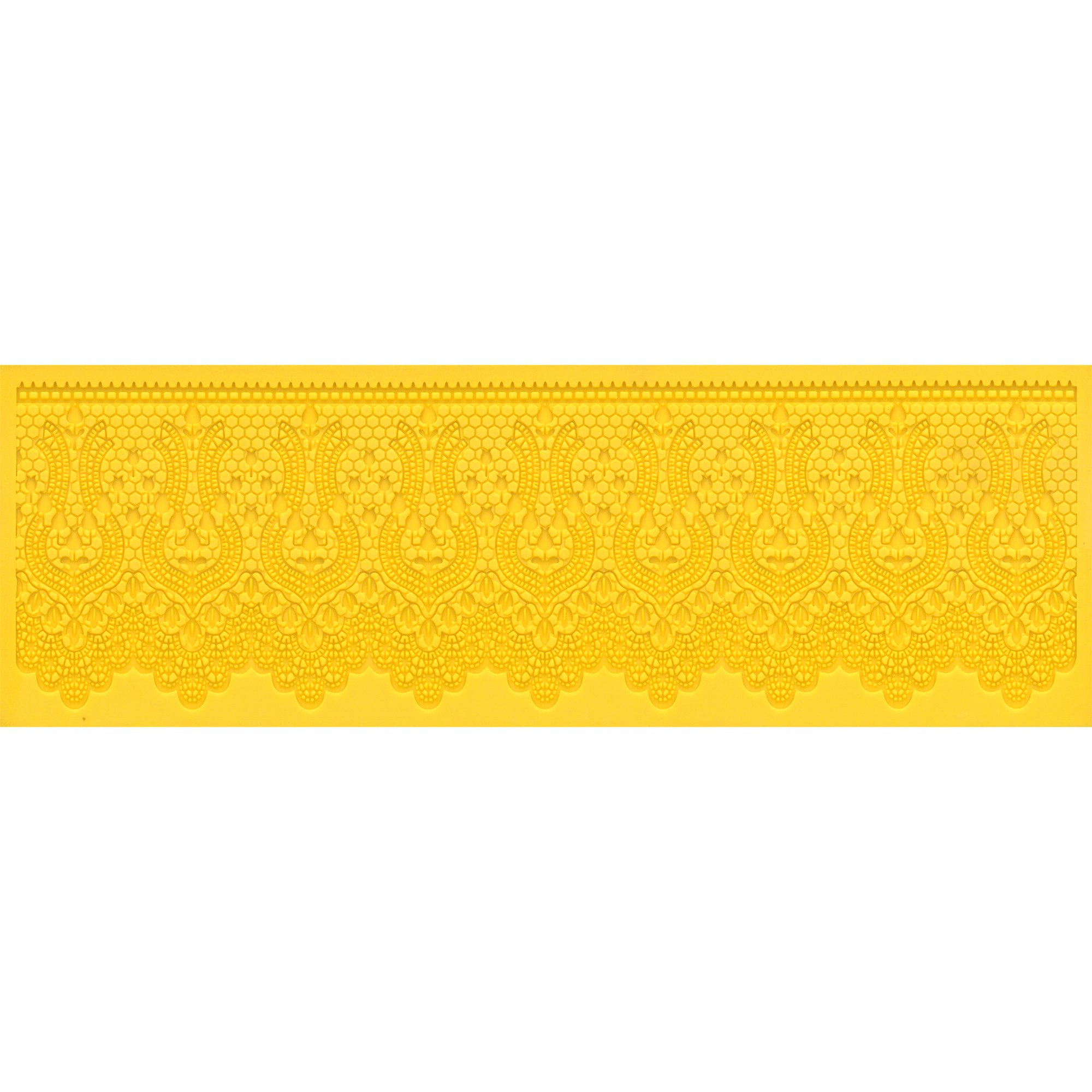 Global Sugar Art Indian Mehndi Silicone Lace Mat by Chef Alan Tetreault