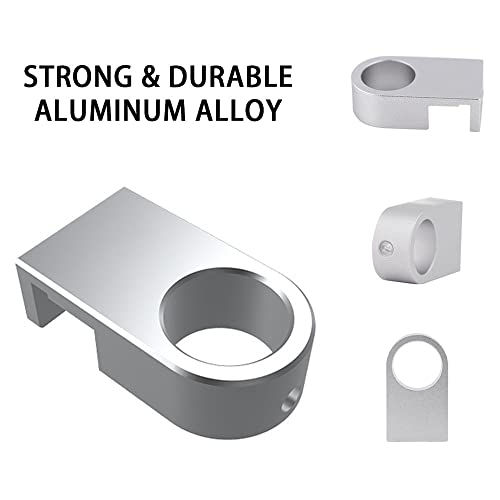 MiOYOOW Tube Fixture Holder, Mini Aquarium Fixing Clamp Anti Overflow Aquarium Pipe Clip with Screw & Screwdriver for Fish Tank Aquarium (S)