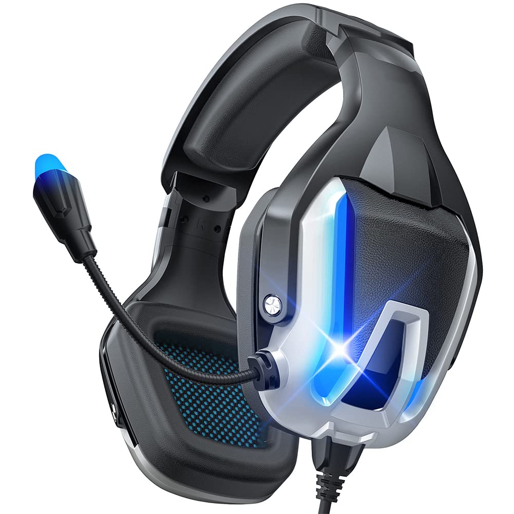 FEIYING Gaming Headset PC Gaming Headphones with Microphone Headset Over-Ear Noise Cancelling