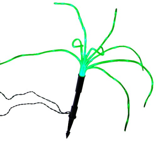 Wild Grass Solar Garden Lights. 3 Sprigs of Green Grass, 1.2 foot Tall